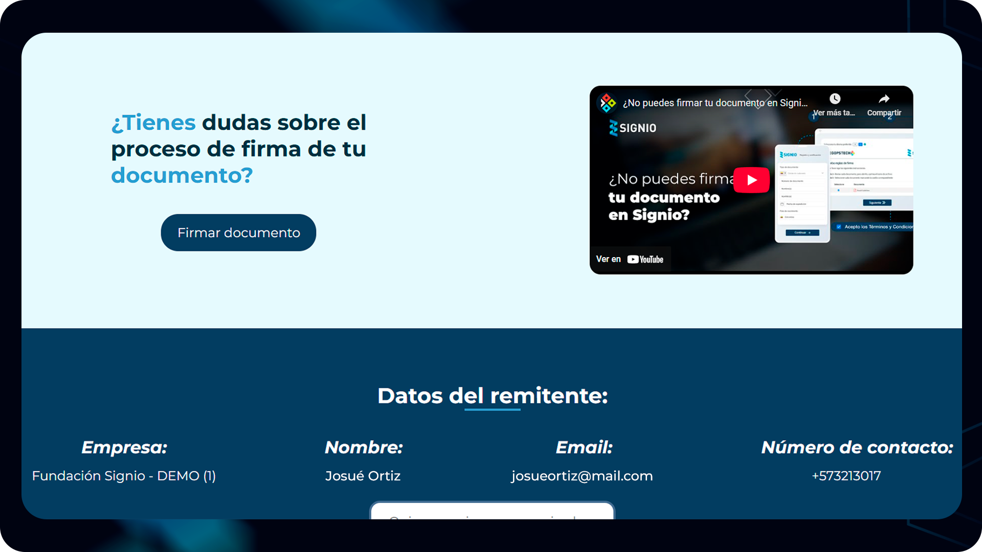 Ahora el firmante no firma solo: nuevo soporte directo en Signio